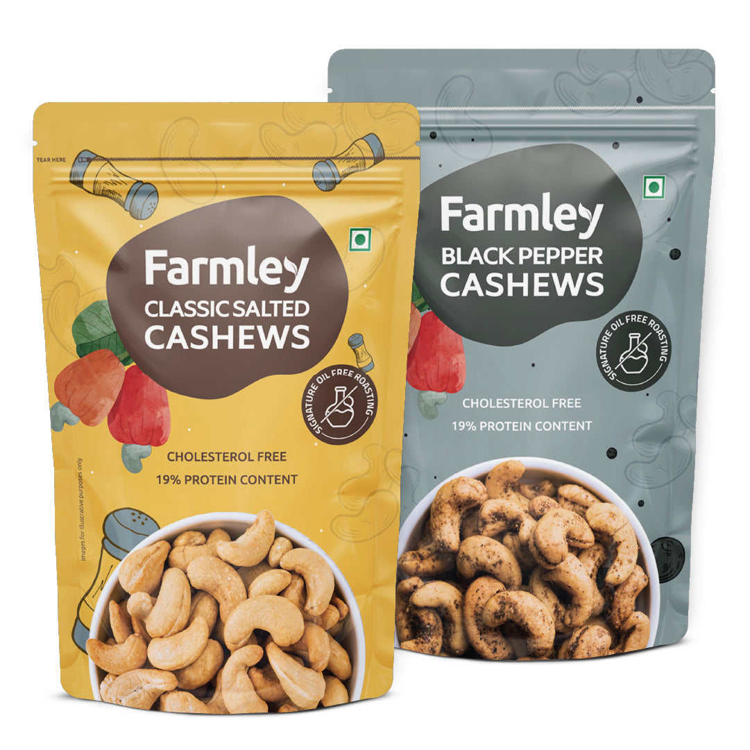 Roasted and Flavored Cashews 150 g – Farmley | Connedit Business ...